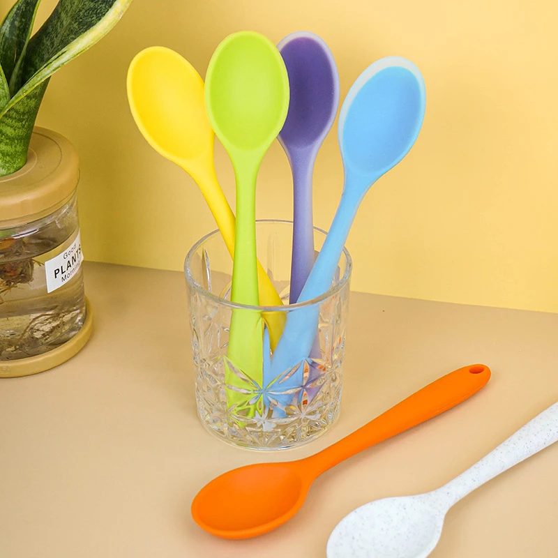 Silicone Kitchen Utensils Silicone Spoon Household Spoon Modern Simple ...