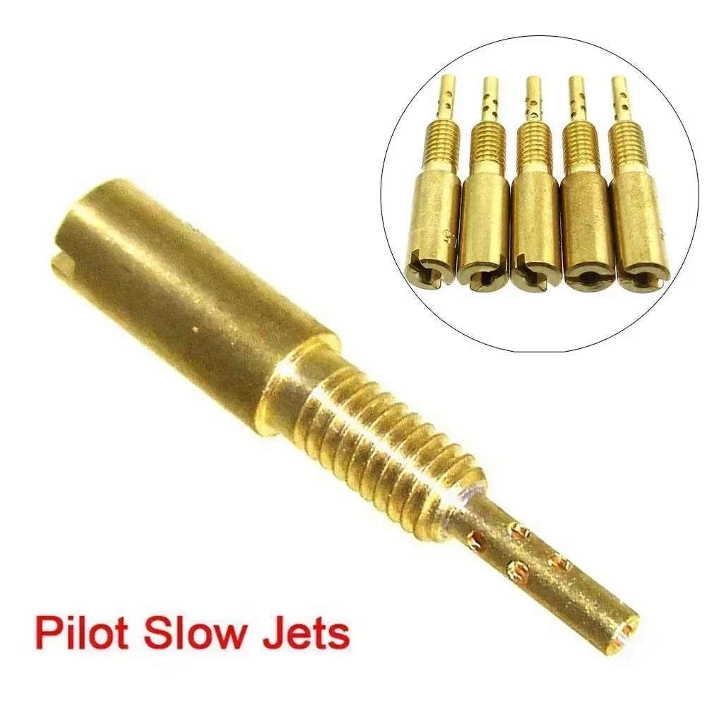 Carhome Motorcycle Carburetor Main Jet Kits – Pilot Slow Jet #30-32.5 ...