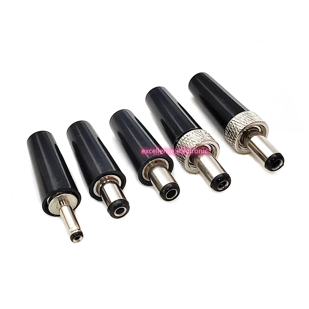5PCS DC Power Male Plug 3.5x1.3mm 5.5x2.1mm 5.5x2.5mm Adapter Charging ...