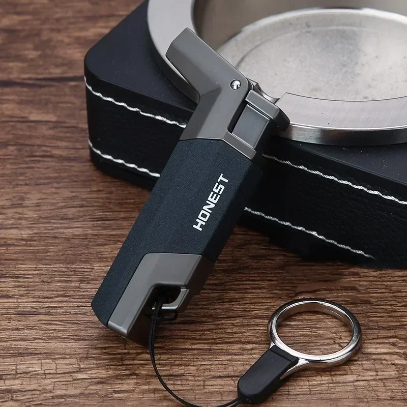 New-Windproof-Portable-Turbine-Spray-Gun-Lighter-Metal-Cigar-Cigarette ...