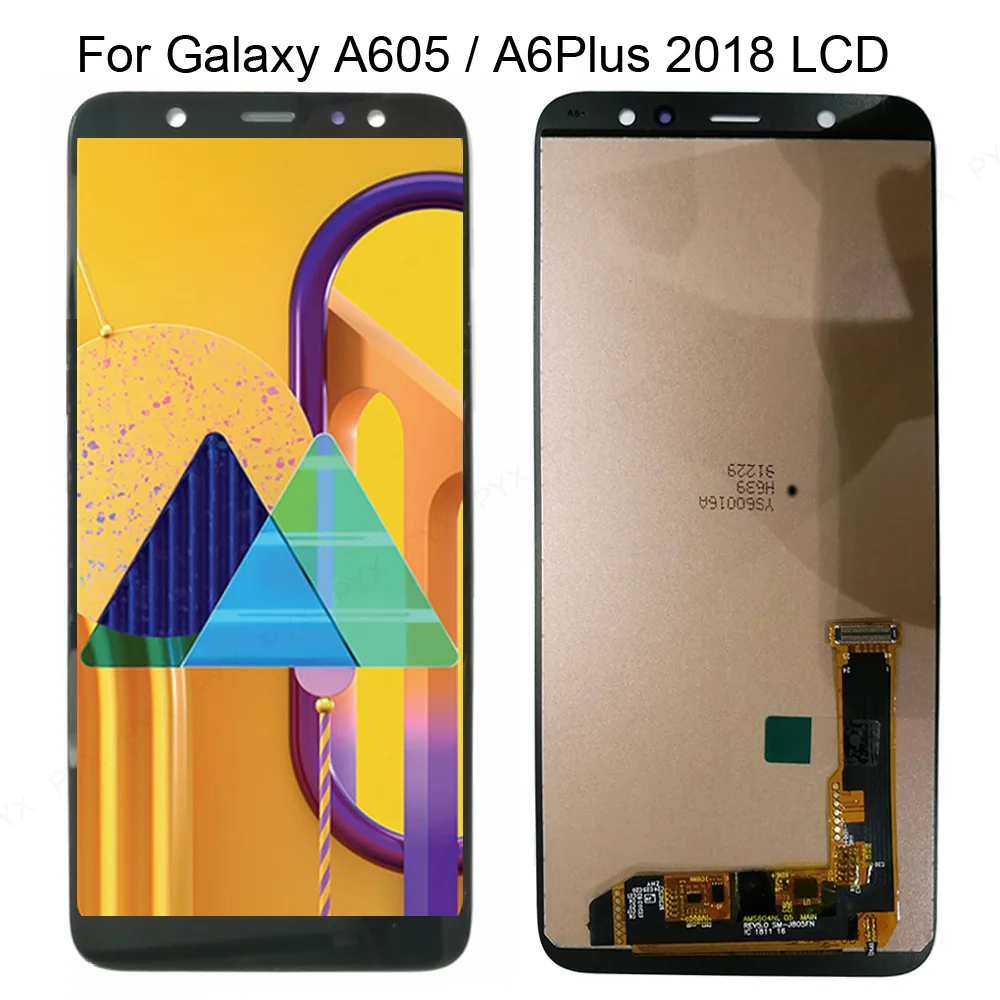 Para samsung galaxy a6 plus 2018 a605 lcd screen display toque ...