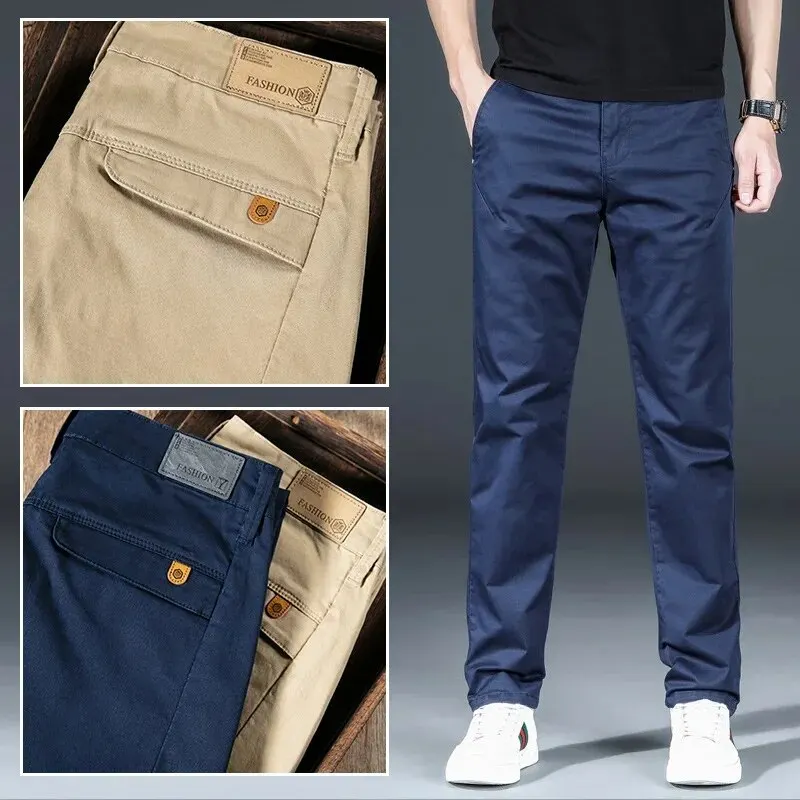 Men-Spring-Autumn-Comfortable-Casual-Pants-Business-Freshly-Sharpened ...