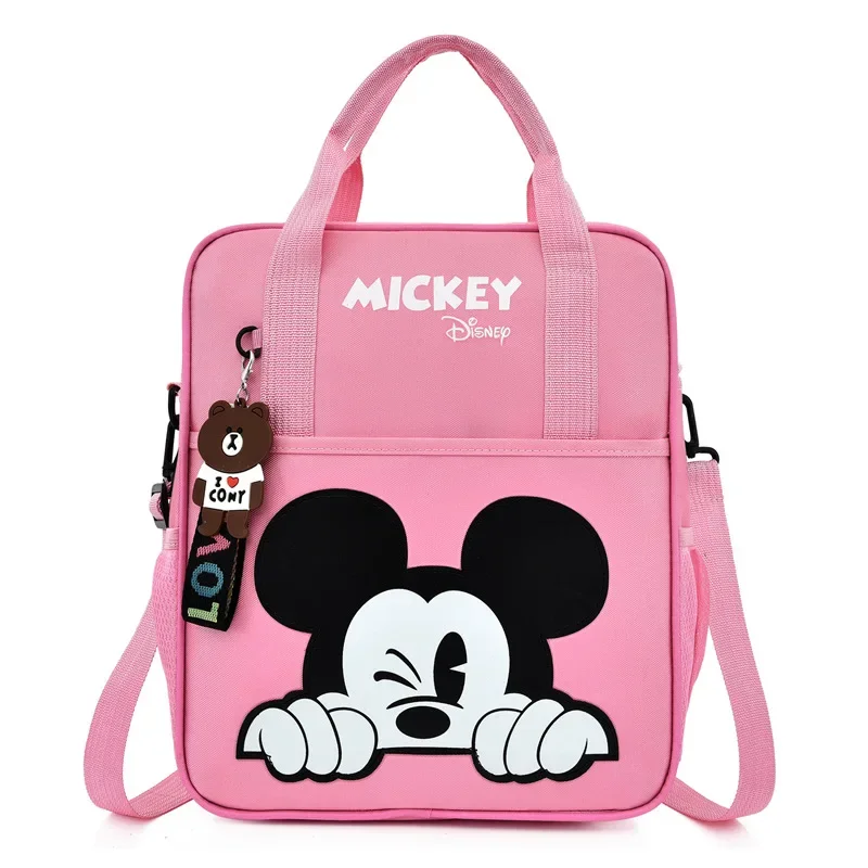 Cute-Disney-Cartoon-Backpack-for-Boys-Girls-Pink-Minnie-Mickey-Mouse ...