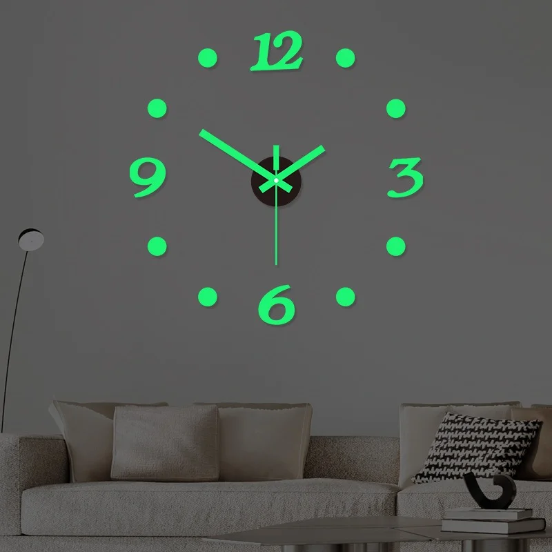 1pc-Glowing-Wall-Clock-Stickers-Acrylic-Luminous-Numbers-Battery ...