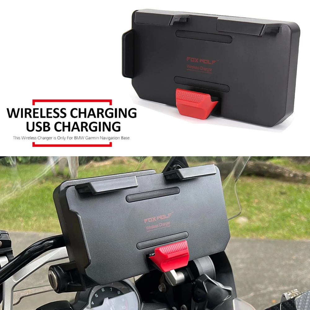 For BMW R1200GS R1250GS F850GS F750GS F800GS F700GS S1000XR ADV Motorcycle Wireless Charging GPS ...
