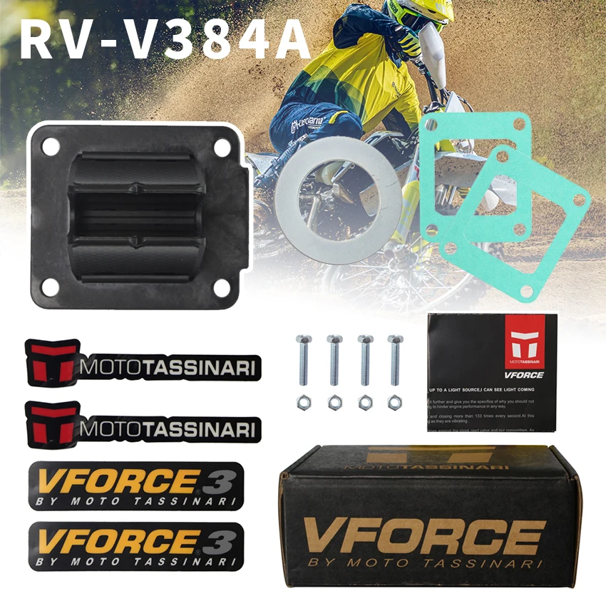 VFORCE-3-Reed-Valve-V384A-V-For-Kawasaki-KX80-KX85-KX100-Suzuki-RM100 ...