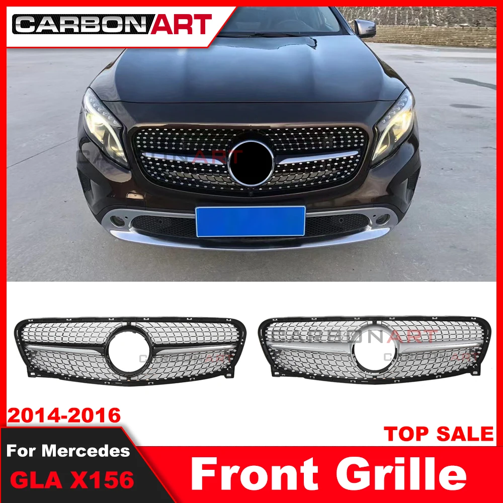 2014-2018 Gla X156 Diamond Grille Tuning Parts For Mecedes Gla X156 ...