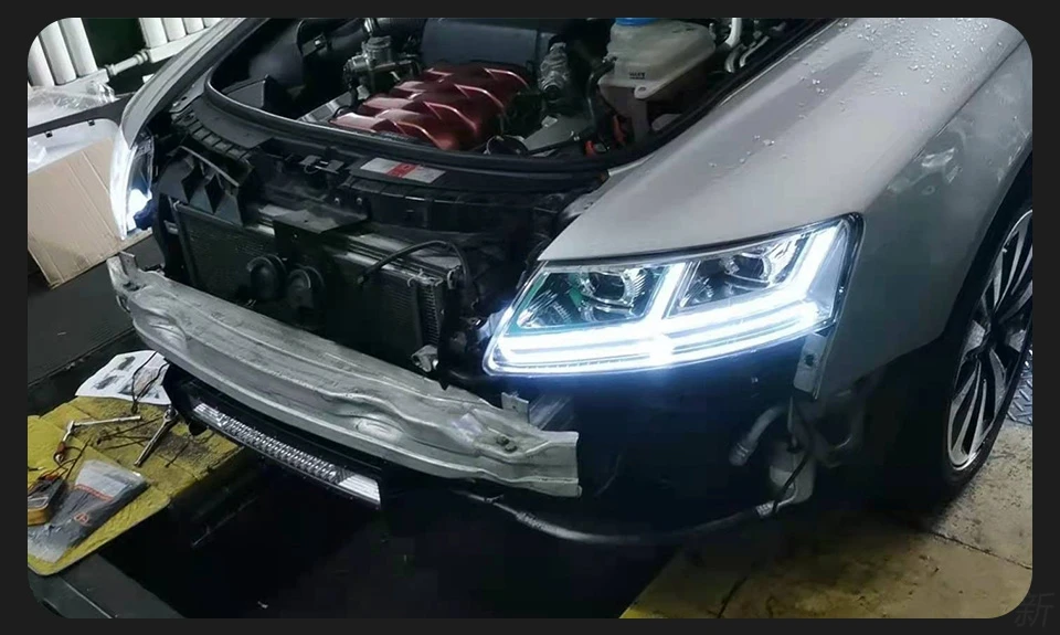 Audi A6 Headlights 2005-2011 A6 C5 C6 LED Headlight Dynamic Signal ...