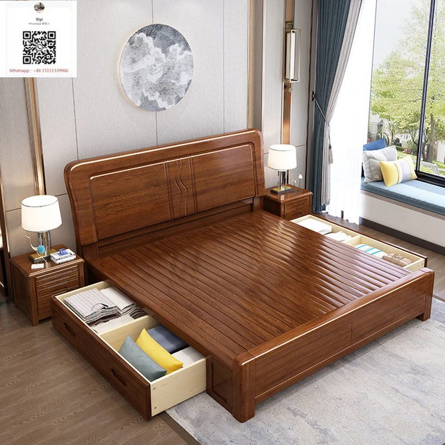 Modern Box Bed Designs In Wood