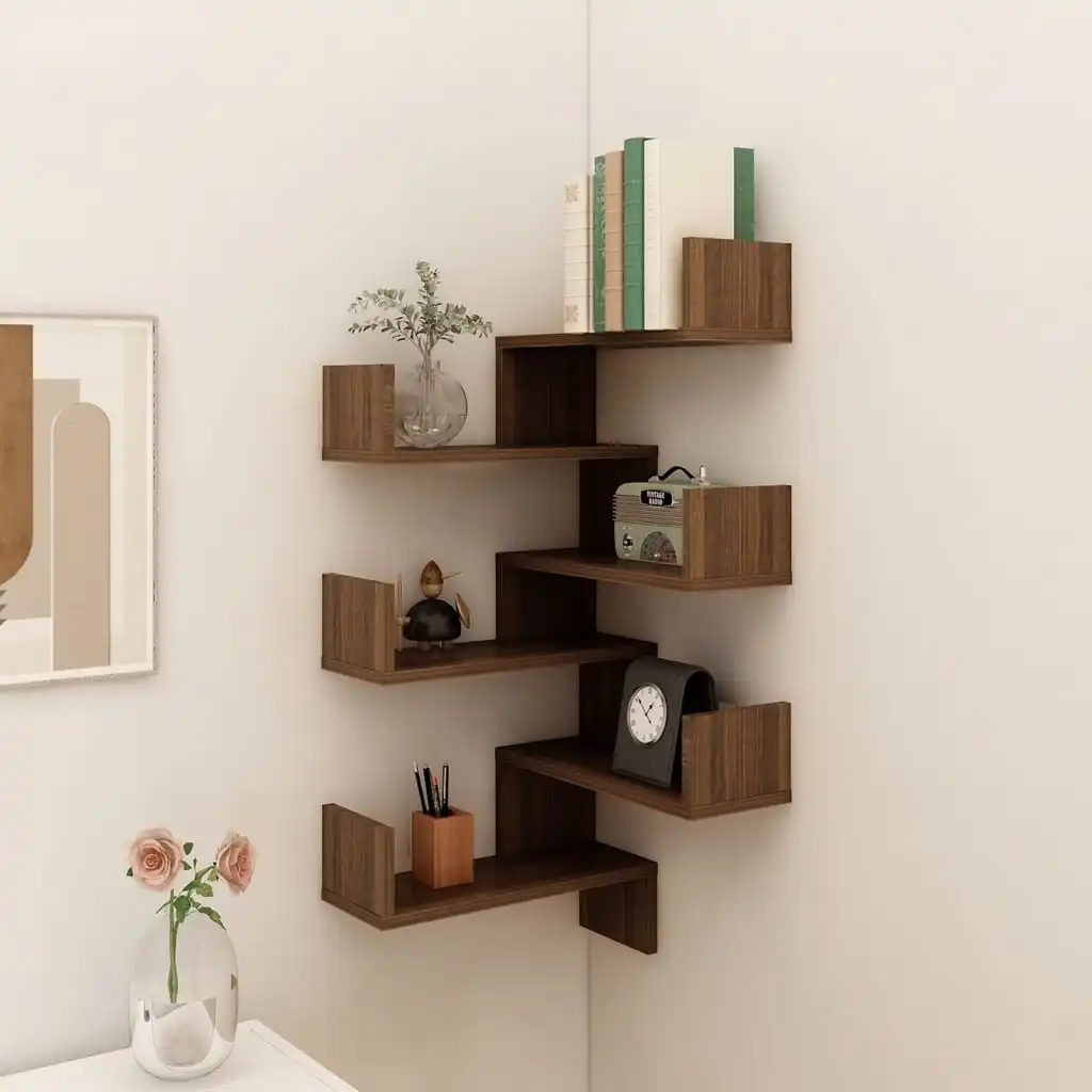Wall Corner Shelf Designs