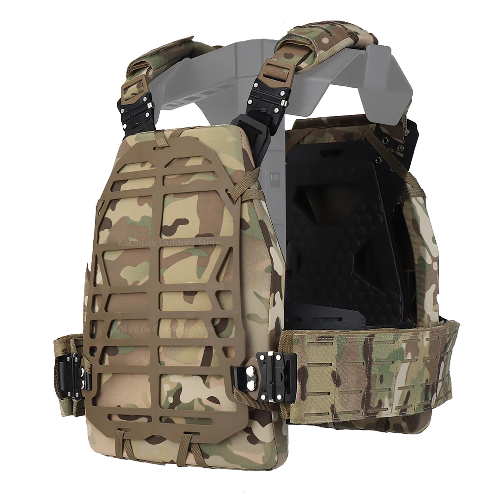 PFM Tactical Hunting Vest Modular S&S Lightweight Protective Armor ...