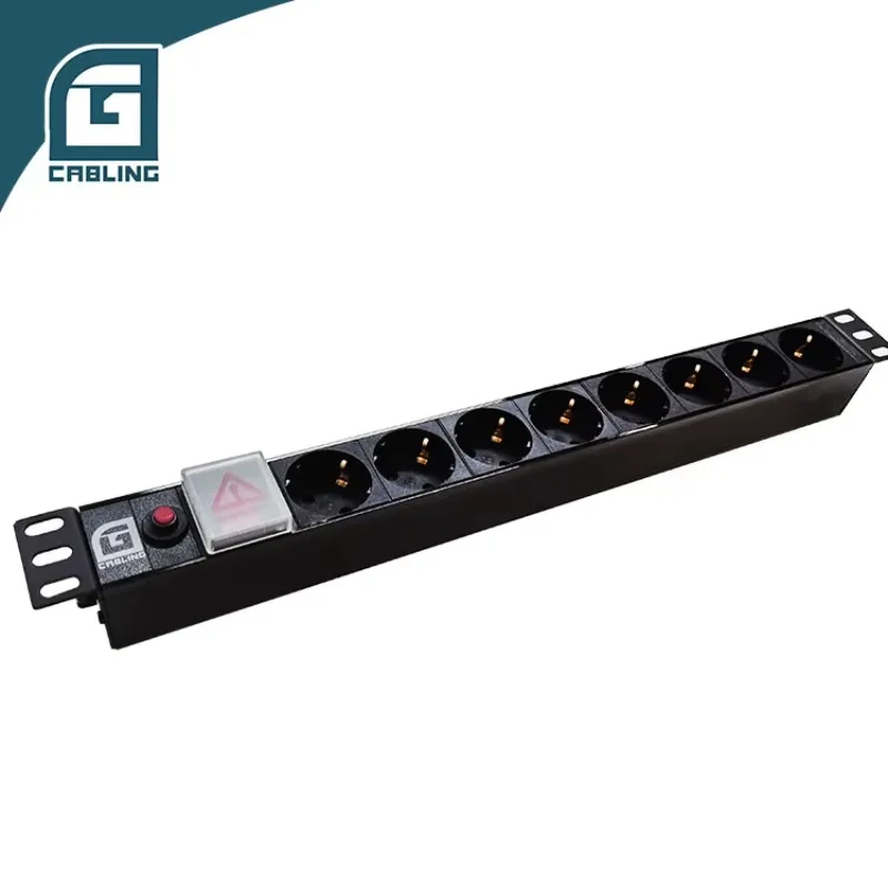 Gcabling 8 Way PDU Power Distribution Unit Germany Socket Rack Mount ...