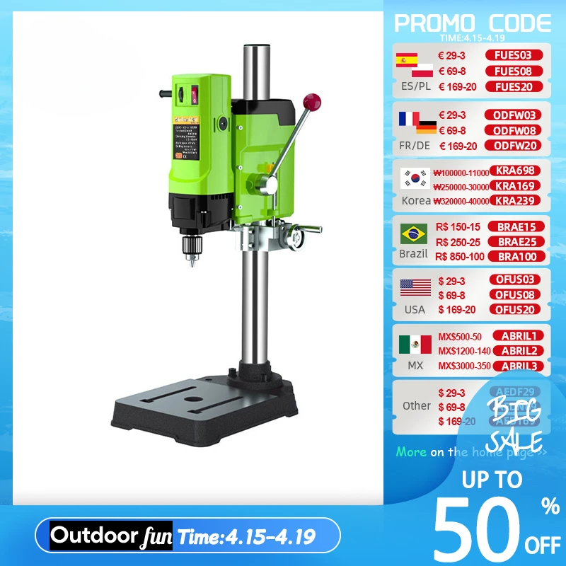 Mini-Bench-Drill-Bench-Drilling-Machine-Variable-Speed-Drilling-Chuck-1 ...