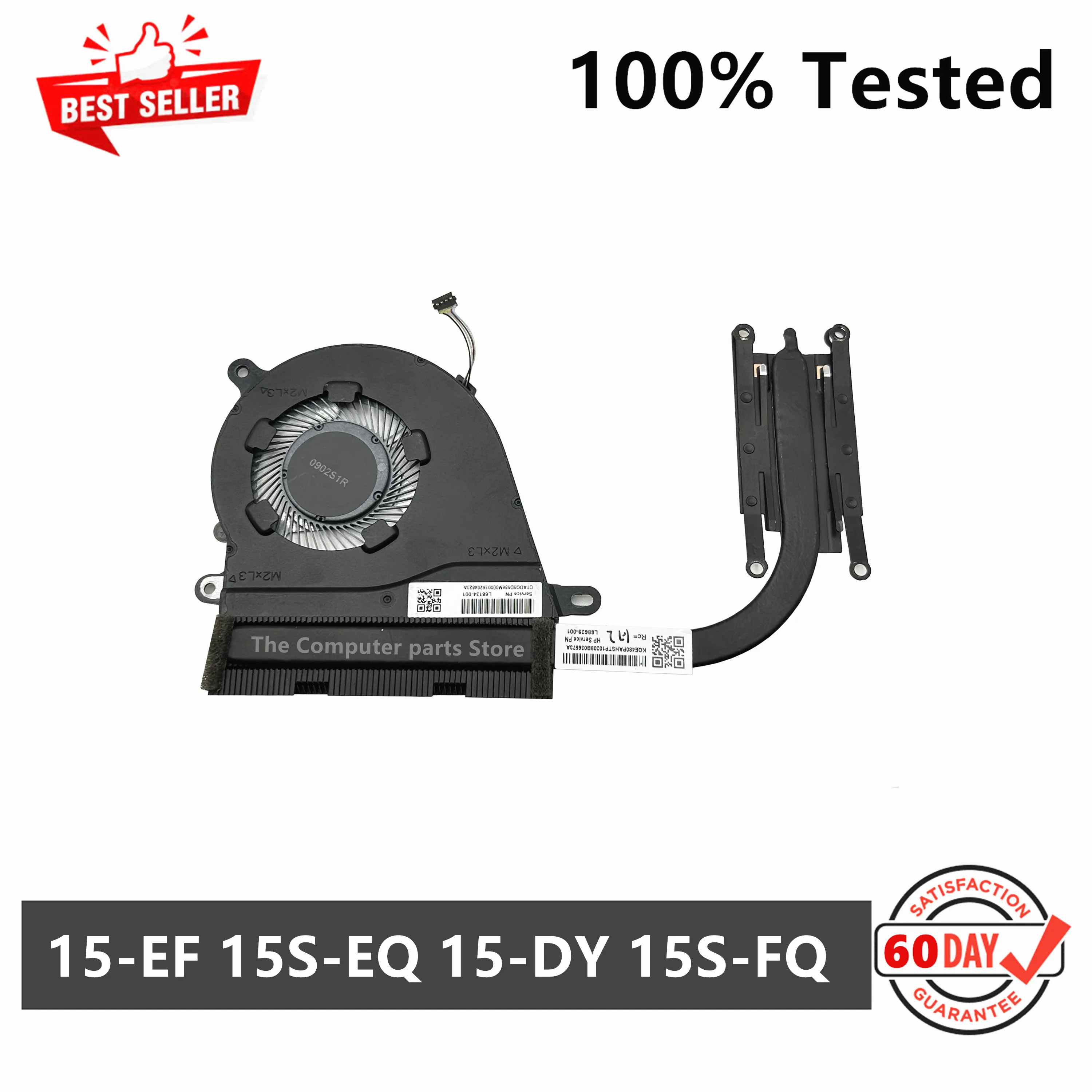 Original-For-HP-15-EF-15S-EQ-15-DY-15S-FQ-Laptop-Radiator-Cooler ...