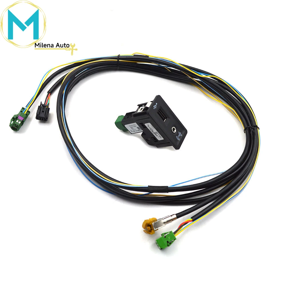 CarPlay-Media-AUX-MIB2-MDI-USB-Socket-Switch-Install-Plug-Button ...