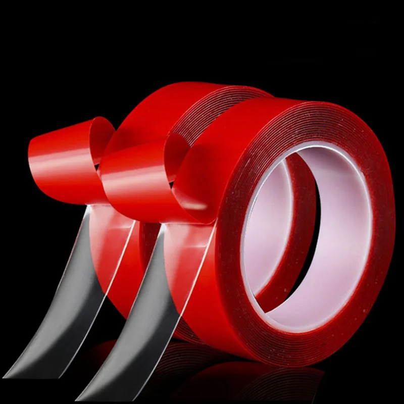 3-Meter-Clear-Sticker-Transparent-Acrylic-Foam-Tape-Reuse-Waterproof ...