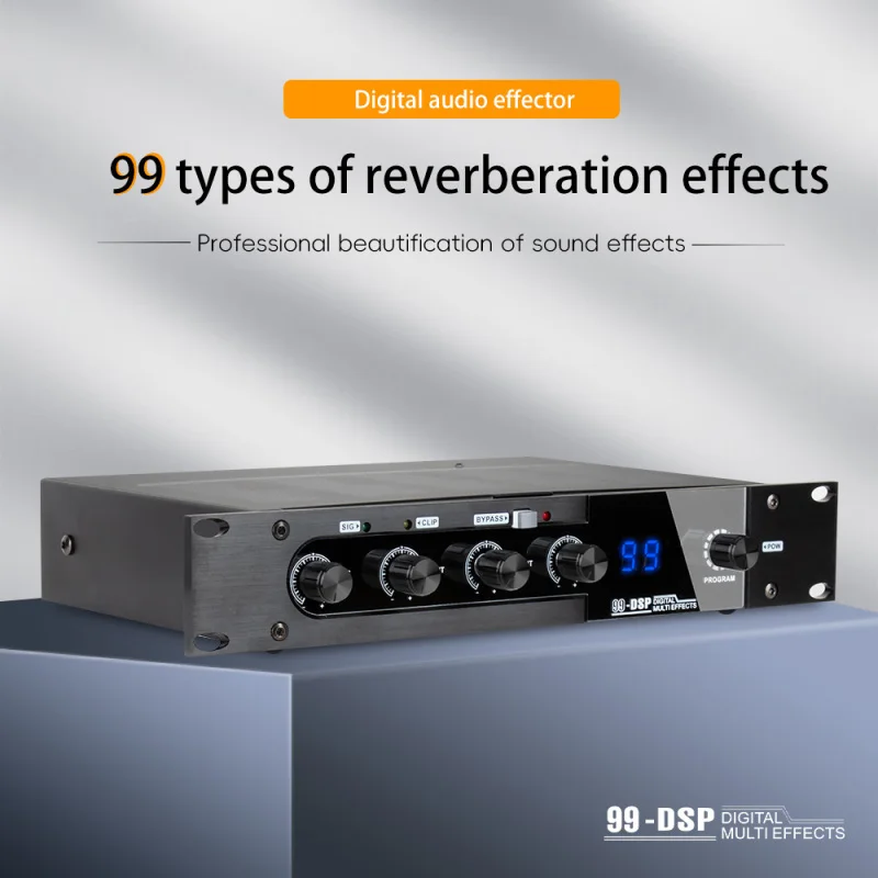 Professional-Karaoke-Mixer-Reverberator-99-DSP-Digital-Audio-Effector ...