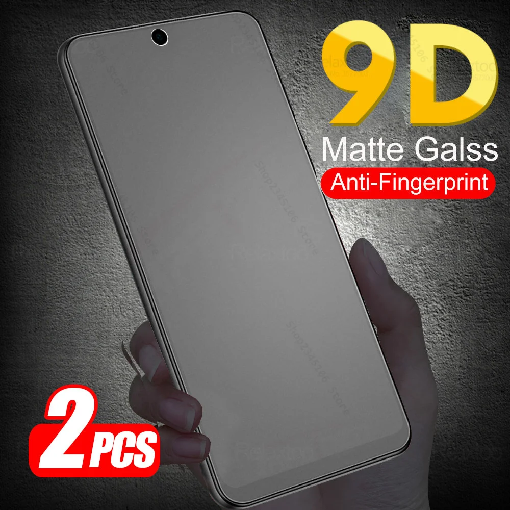 2Pcs-9D-Anti-fingerprint-Matte-Glass-For-Xiaomi-Redmi-Note-13-Pro-5G ...