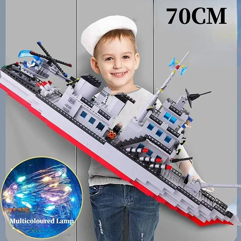 Compatibel-Met-Lego-Militaire-Marine-Schip-Set-Bouwstenen-Speelgoed ...