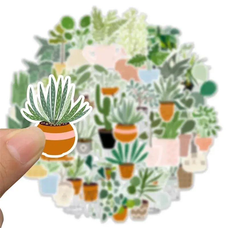 Cute Plant PVC Stickers – DIY Craft Ideas