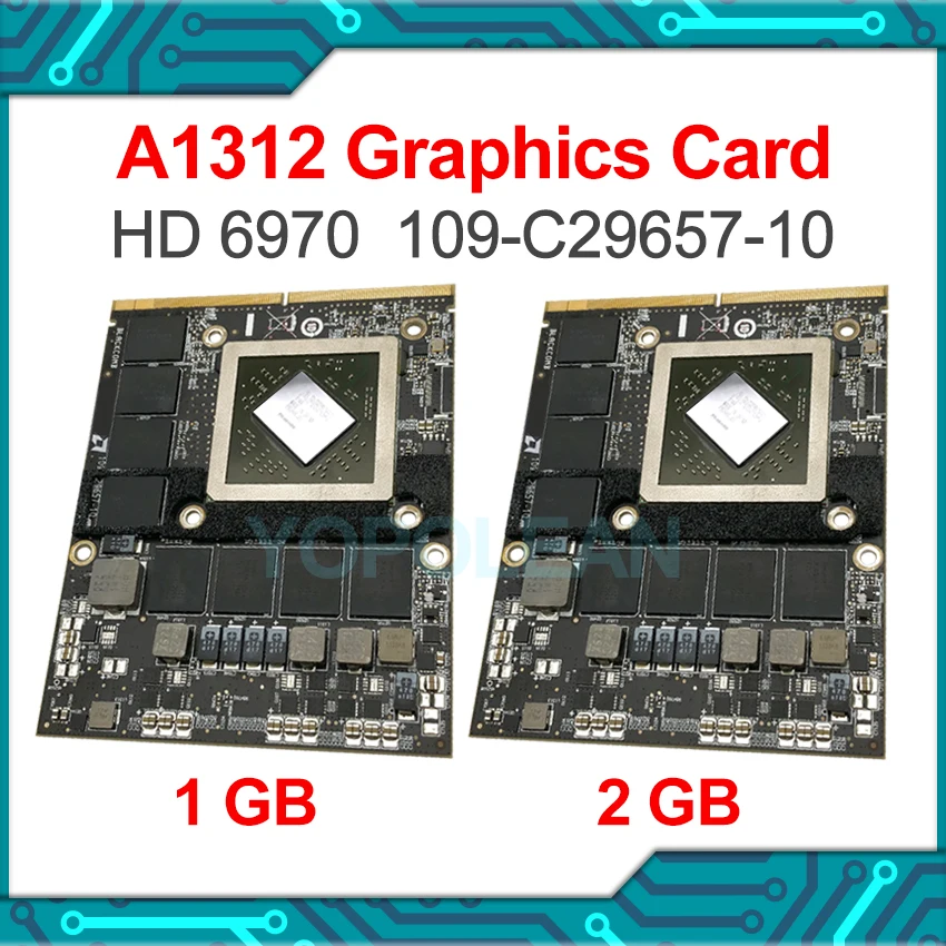 Tested Good Hd6970m Hd6970 1g 2g Video Card For Imac 27" A1312 Graphic ...