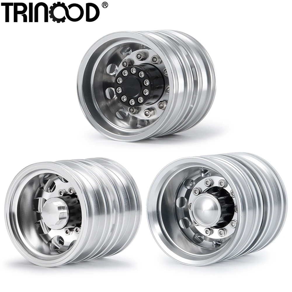 TRINOOD-Aluminum-Alloy-Rear-Wheel-Hub-10-Spokes-Wheel-Rim-for-Tamiya-1 ...