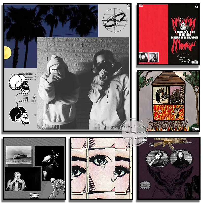 Nordic-Music-Series-Poster-Uicideboy-Suicideboy-Rapper-Character-Music ...