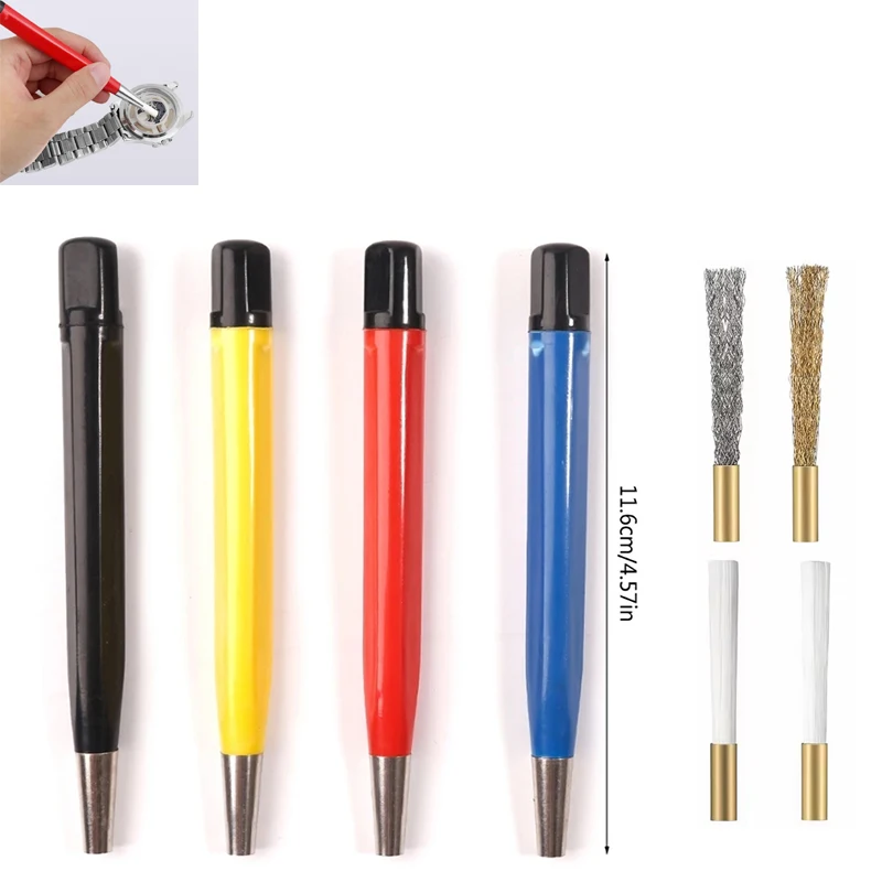 4PCS Watch Jewelry Clean Scratch Brush Pen Set Watch Parts Accessory ...