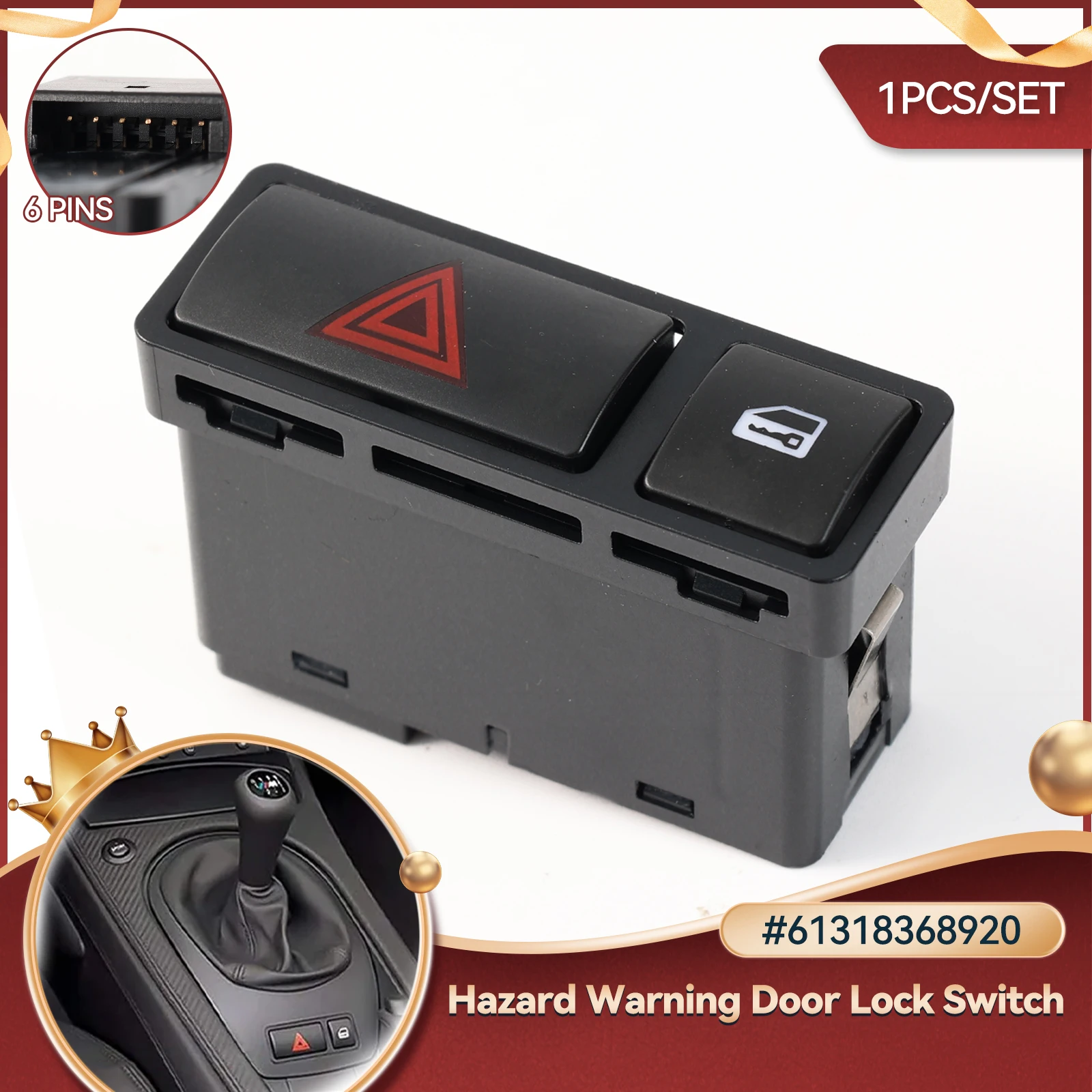 61318368920 For BMW 3 Series E46 E53 E85 E86 X5 Z4 M3 325 Hazard ...