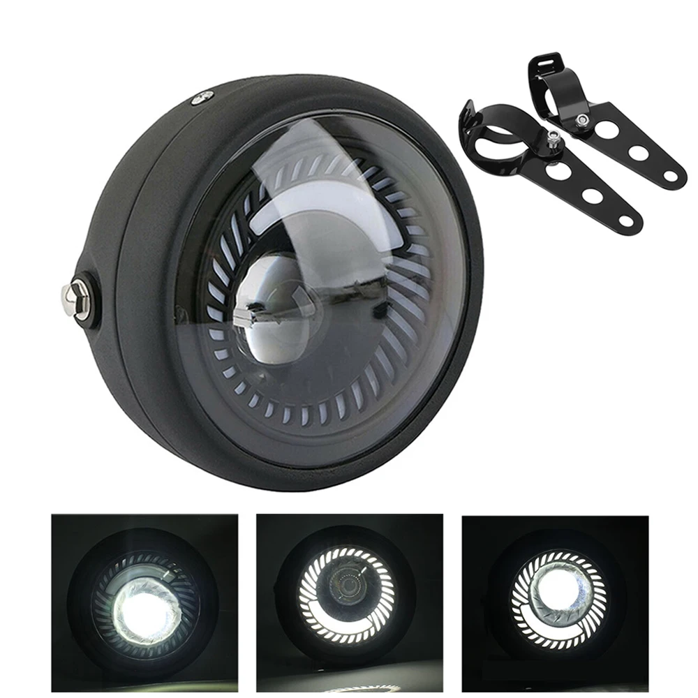 6-5-inch-LED-Motorcycle-Headlight-Round-Moto-Headlamp-Halo-DRL-For ...