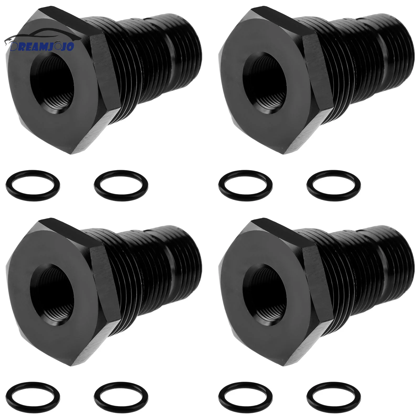 4PCS-Oil-Filter-Adapter-Lightweight-1-2-28-Thread-Adapter-Aluminum-1-2 ...