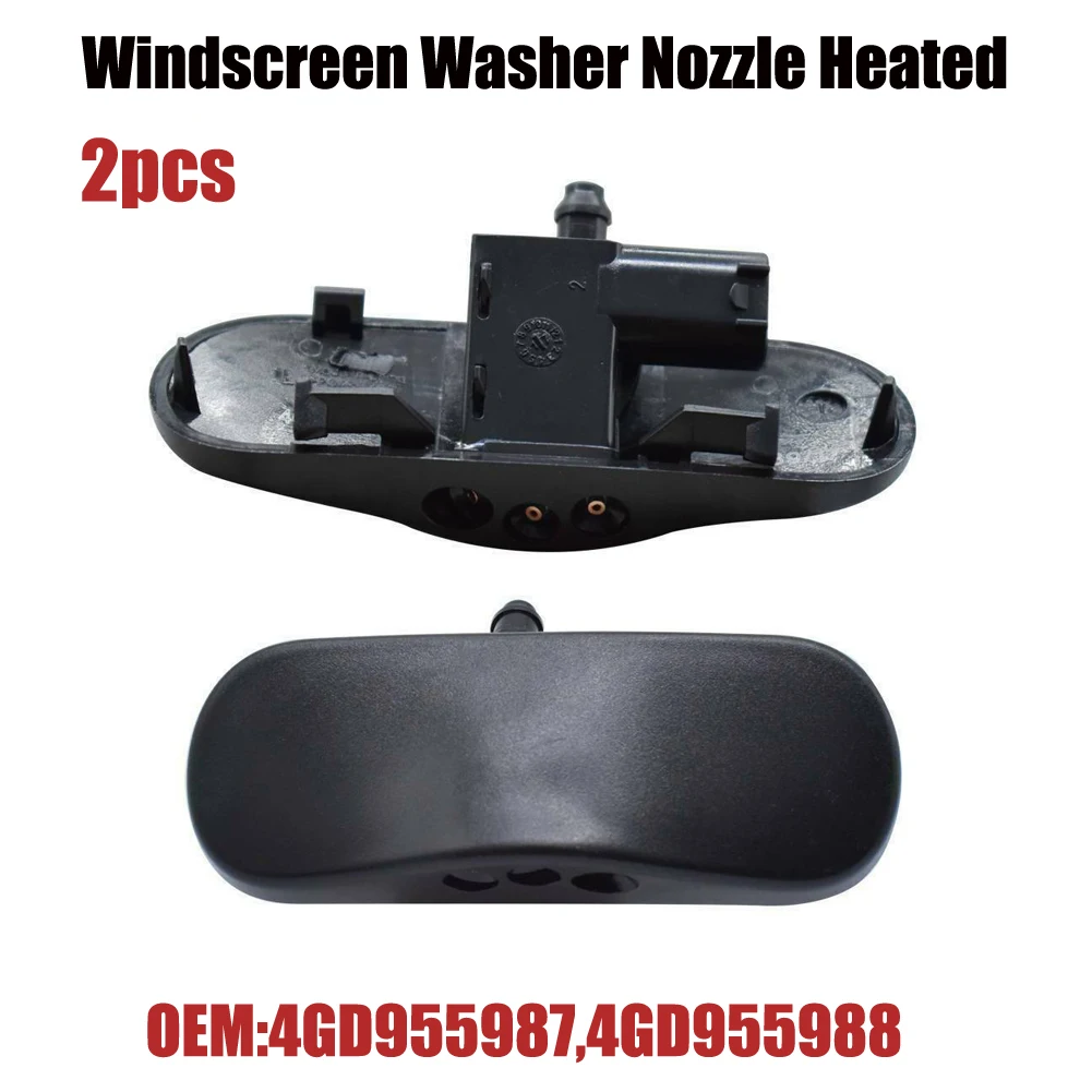 2pcs Front Windscreen Spray Nozzle Washer Jet For A3 A4 A6 Q3 Q5 Q7 A7 ...
