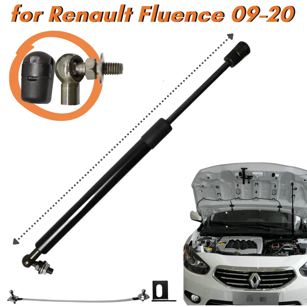 Qty(1) Front Bonnet Hood Modify Gas Strut Sping for Renault Fluence ...