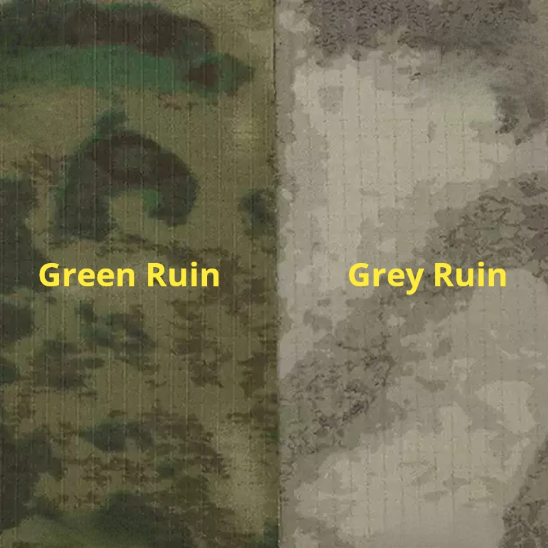 A-TACS FG Green/Grey Ruin Camouflage Fabric TC Plaid Polyester Cotton ...