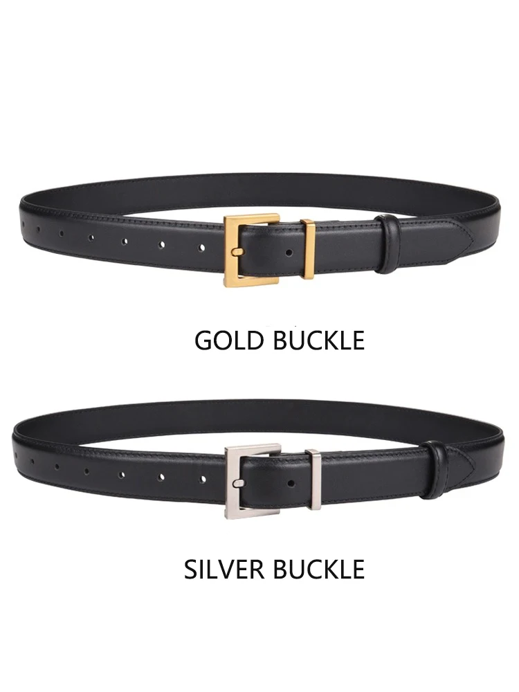 New-Luxury-Double-Genuine-Leather-Belt-for-Women-Jeans-Casual-Dress ...