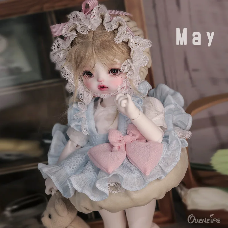 May Doll BJD 1/6 24cm With Dundun Body Animation Bebe Pacifier Connect Use Magnet Baby Chirstams ...
