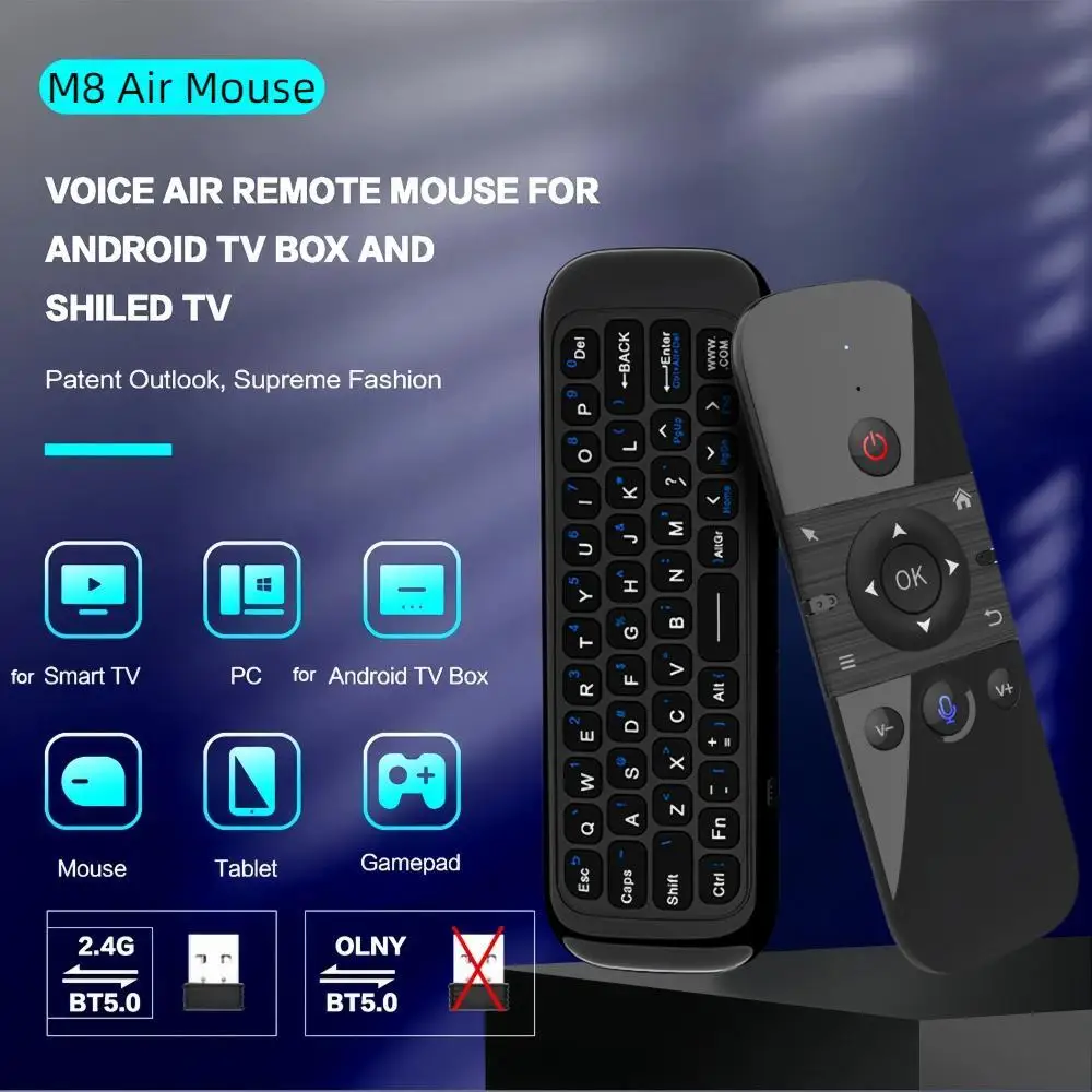 M8-Air-Mouse-with-2-4G-BT5-0-Dual-Mode-For-Google-Voice-Assistant ...