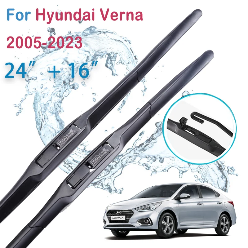 Front-Windshield-Wiper-Blades-For-Hyundai-Accent-Verna-2005-2023-2006 ...