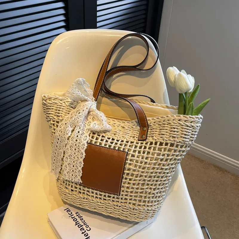 Brand-Designer-Straw-Bags-For-Women-2024-Beach-Bag-Fashion-Female ...