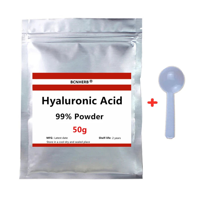 Cosmetic Grade 99% Hyaluronic Acid Powder,HA Hyaluronic Acid Powder Low ...