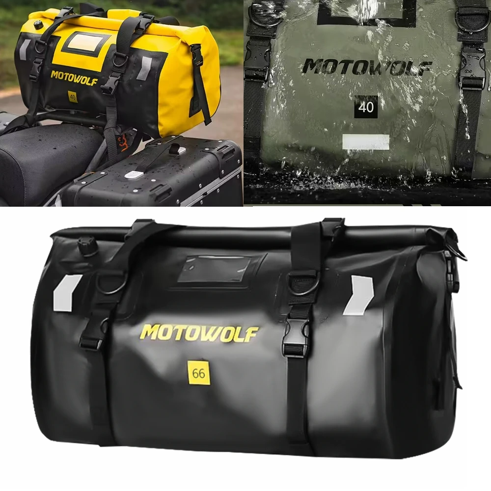 Motorcycle-Tail-Bag-Waterproof-500D-PVC-Dry-Luggage-Roll-Pack-Backpack ...