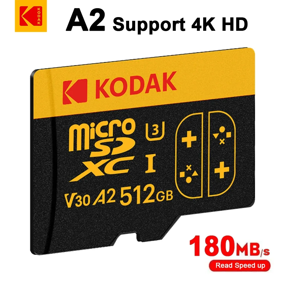 KODAK-Micro-SD-Card-128GB-256GB-Flash-Card-U3-A2-High-Speed-1TB-MicroSD ...