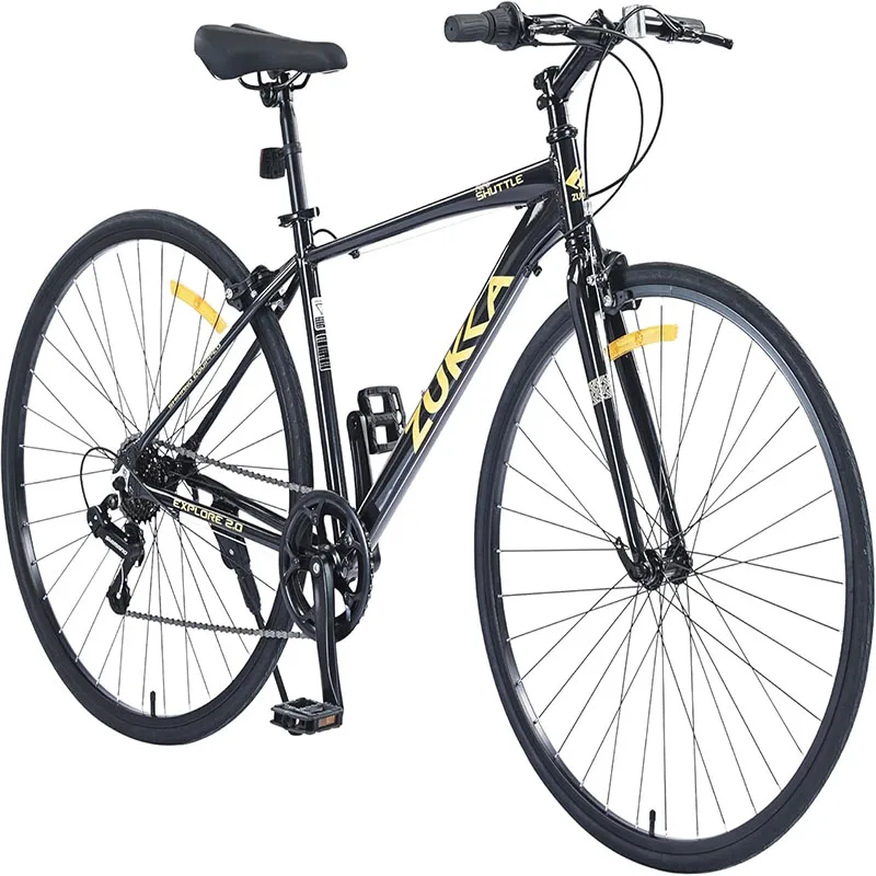 ZUKKA 700C Road Bike 7 Speed Dual Caliper Brake Alloy Frame 700x28C ...