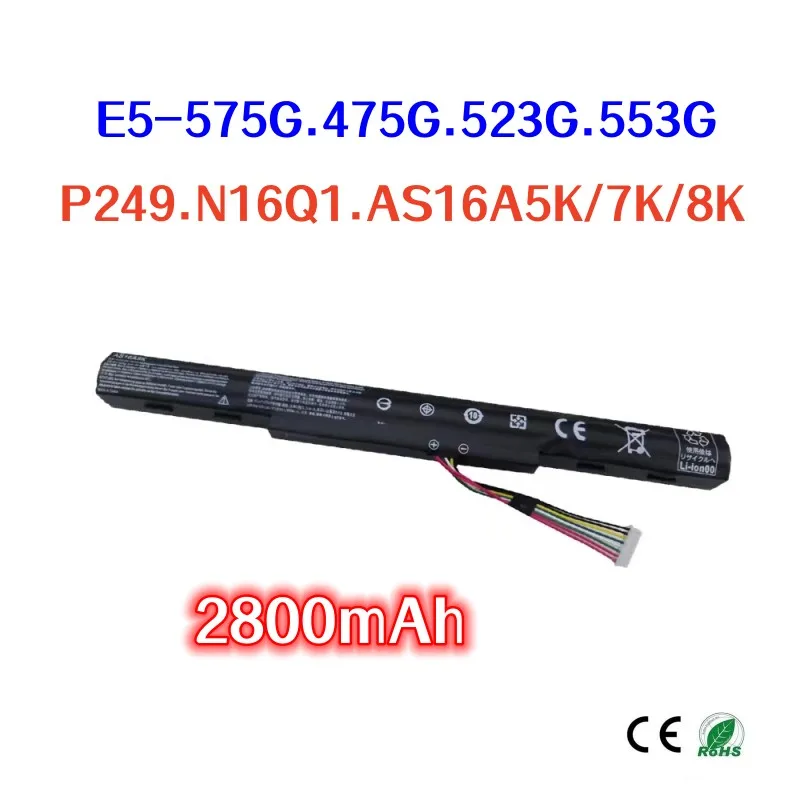100-original-2800mAh-For-Acer-P249-N16Q1-N16Q2-TMP249-TMP259-E5-575G ...