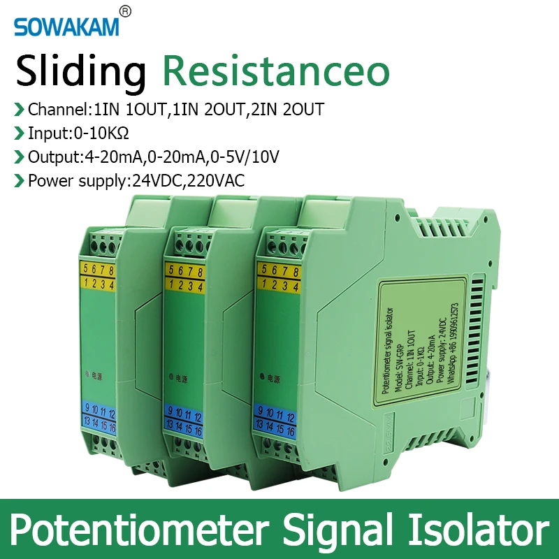 Potentiometer-Signal-Isolation-Transmitter-0-10K-Resistance-4-20mA-0 ...
