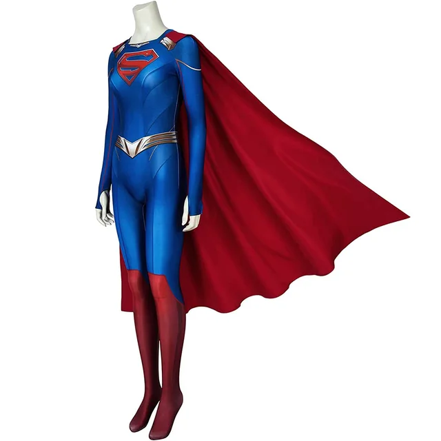 Disfraz De Supergirl Con Capa Comprar Disfraces Para Mujer Adultas