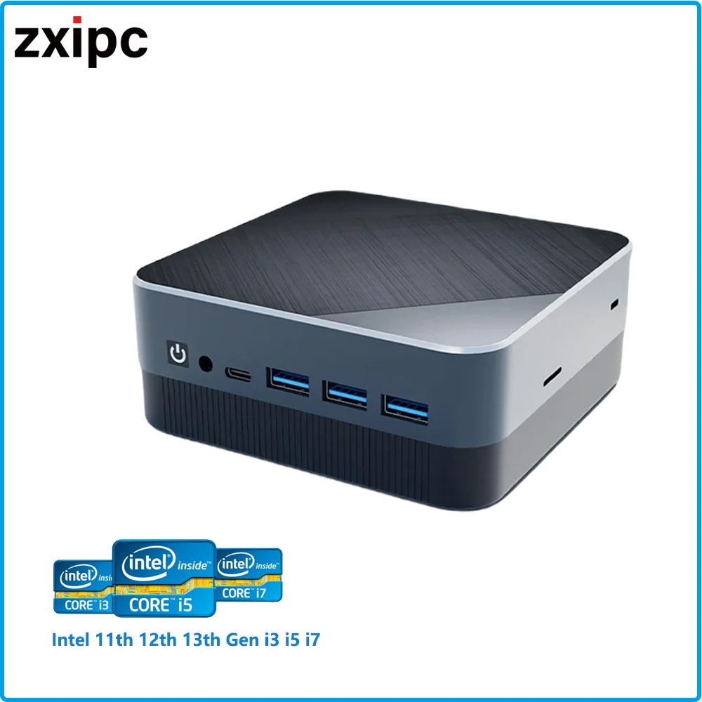 Mini PC Computer Gaming Intel Core i3 i7 1165G7 i5 1335U CPU Windows 11 ...