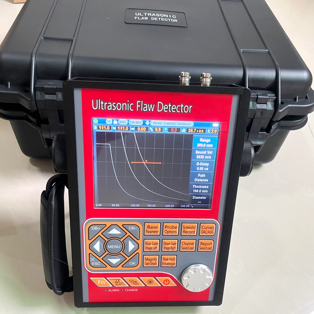 Portable NDT Digital Ultrasonic Flaw Detector YFD600 Upgraded Version ...