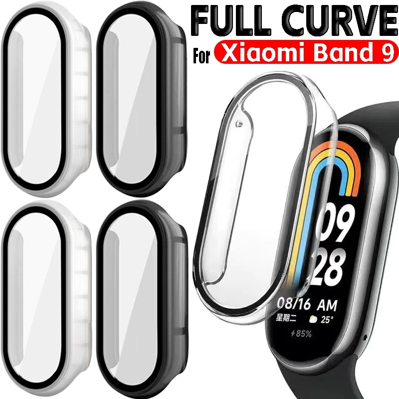 Full Coverage Case for Xiaomi Mi Band 9 Screen Protector Samrt Watch ...