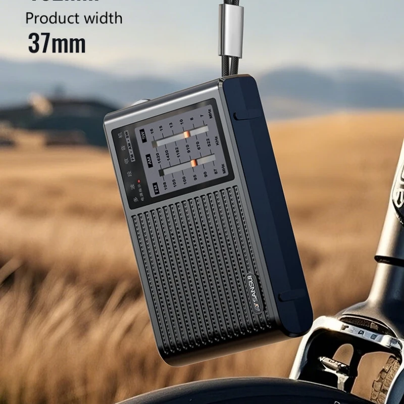SANSUI M38 Portable All-wave Band AM/FM/SW Radio, Headphone Jack ...